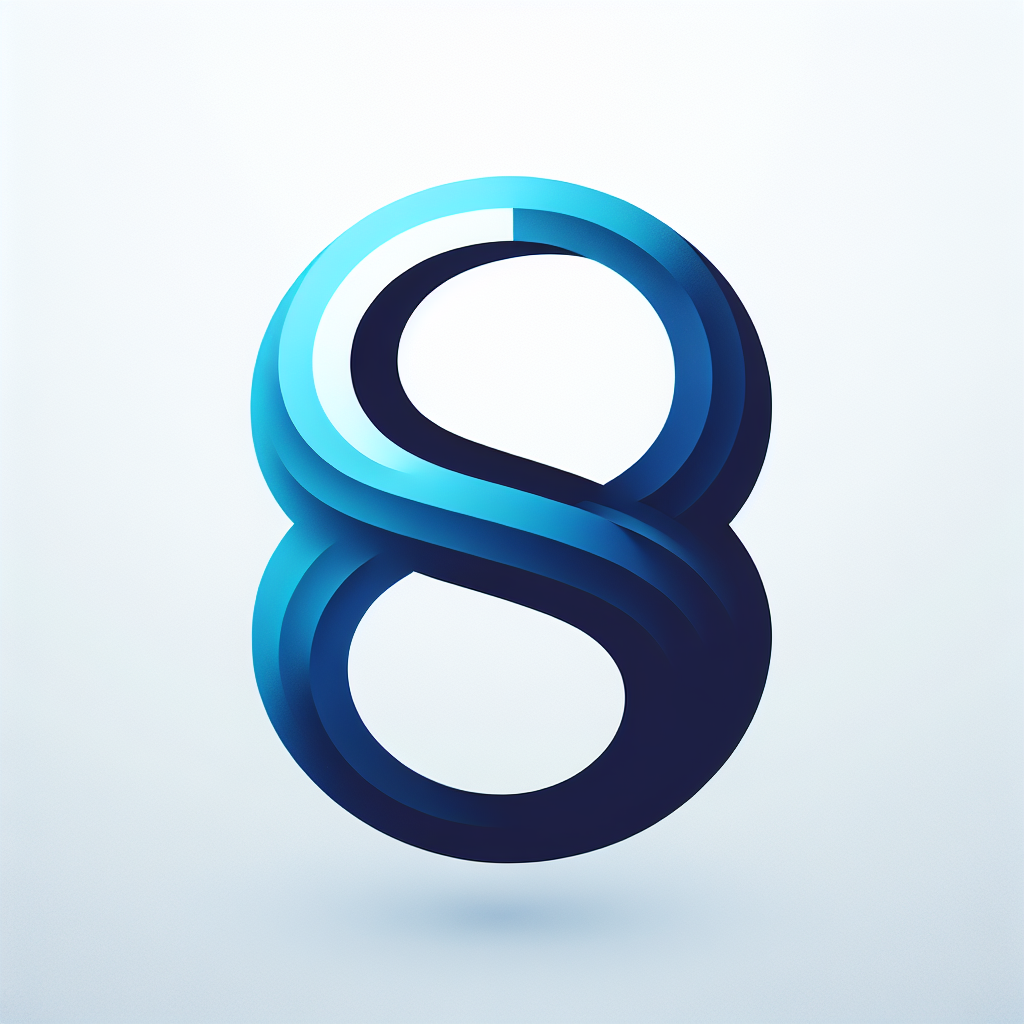Modern "Rotate Two 8s To Create An " Icon Design | IconGenerate.com
