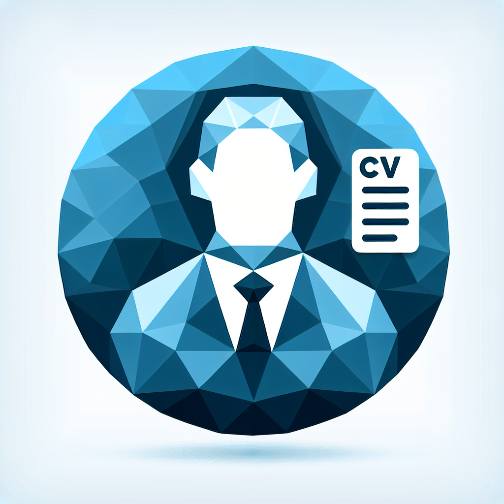 Polygonal "Cv Resume" Icon Design | IconGenerate.com