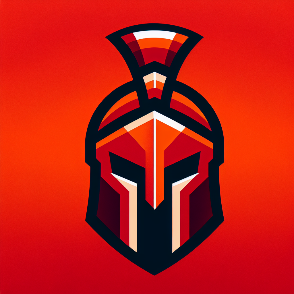 Modern "Spartan Helmet" Icon Design | IconGenerate.com