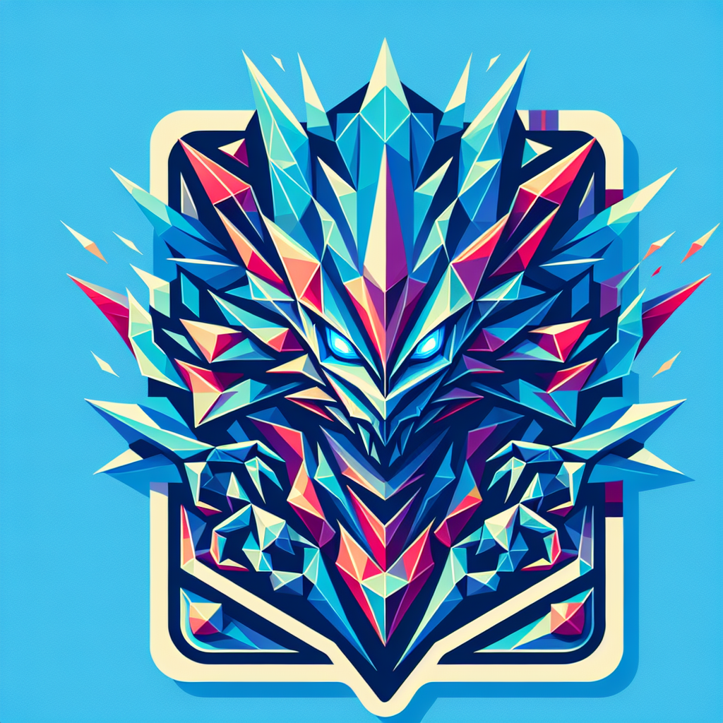 Polygonal "Mewtwo Psychic Pokemon Retr" Icon Design | IconGenerate.com