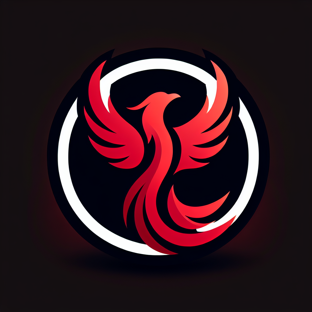 Modern "A Phoenix Rising From The A" Icon Design | IconGenerate.com