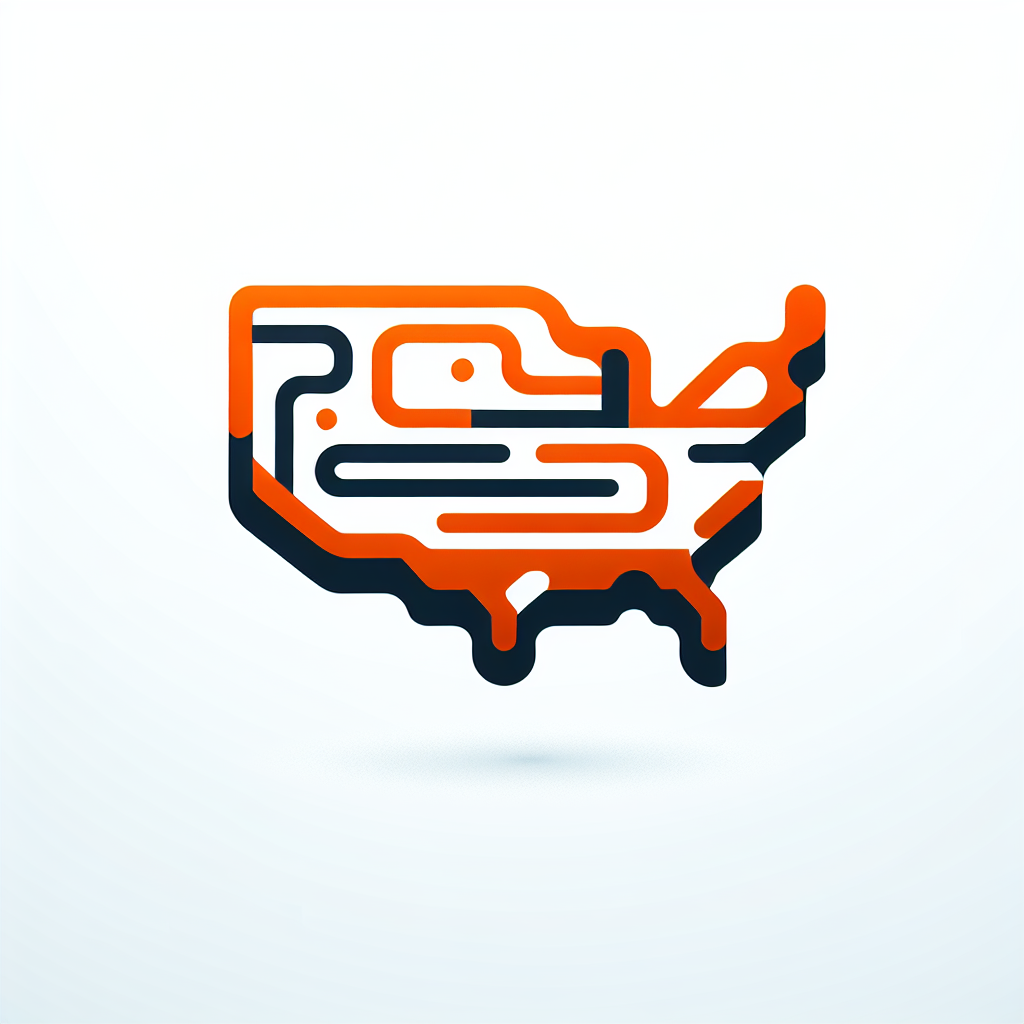 Modern "Map Of United States Of Ame" Icon Design | IconGenerate.com