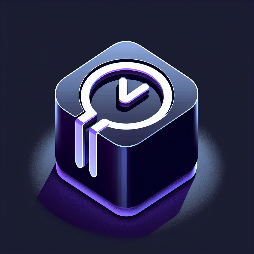 Isometric "Simple Countdown Clock With" Icon Design | IconGenerate.com