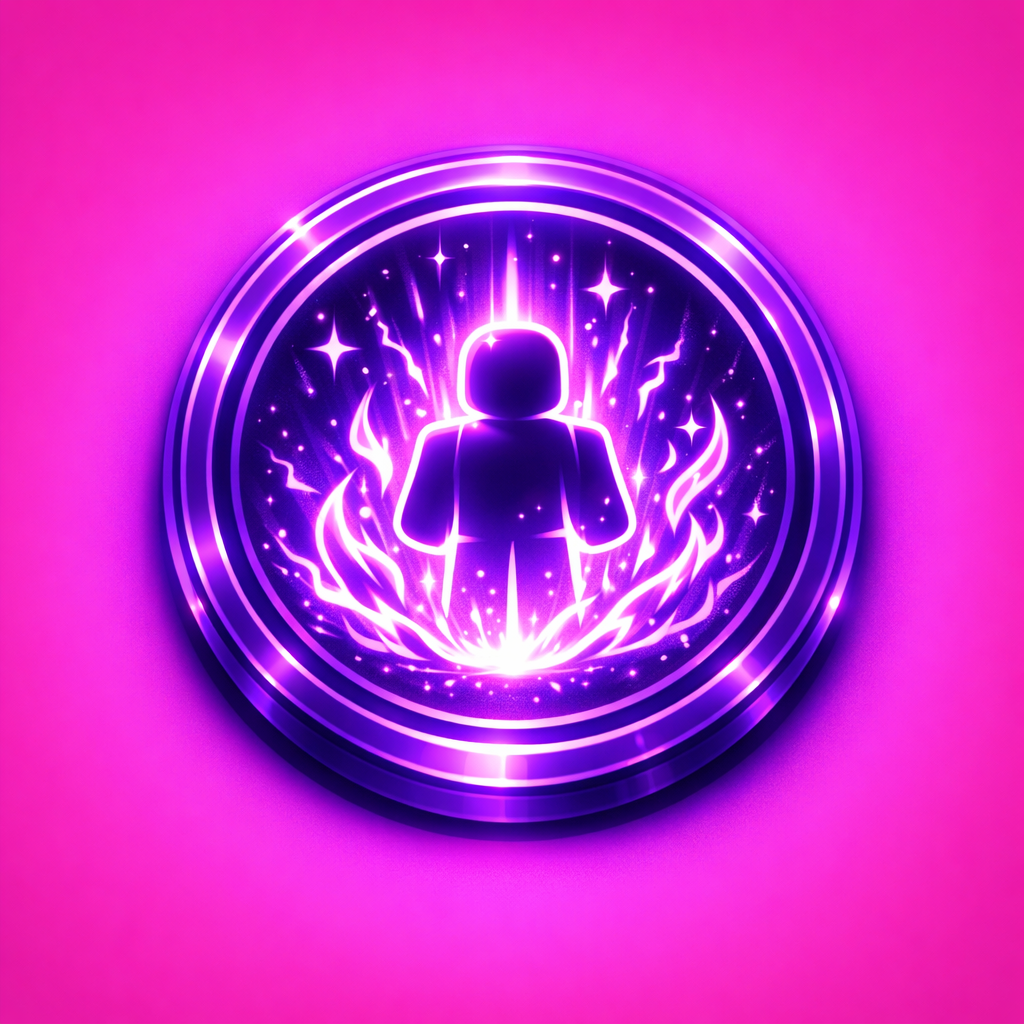 Neon "A Vibrant Roblox Style Gui " Icon Design | IconGenerate.com