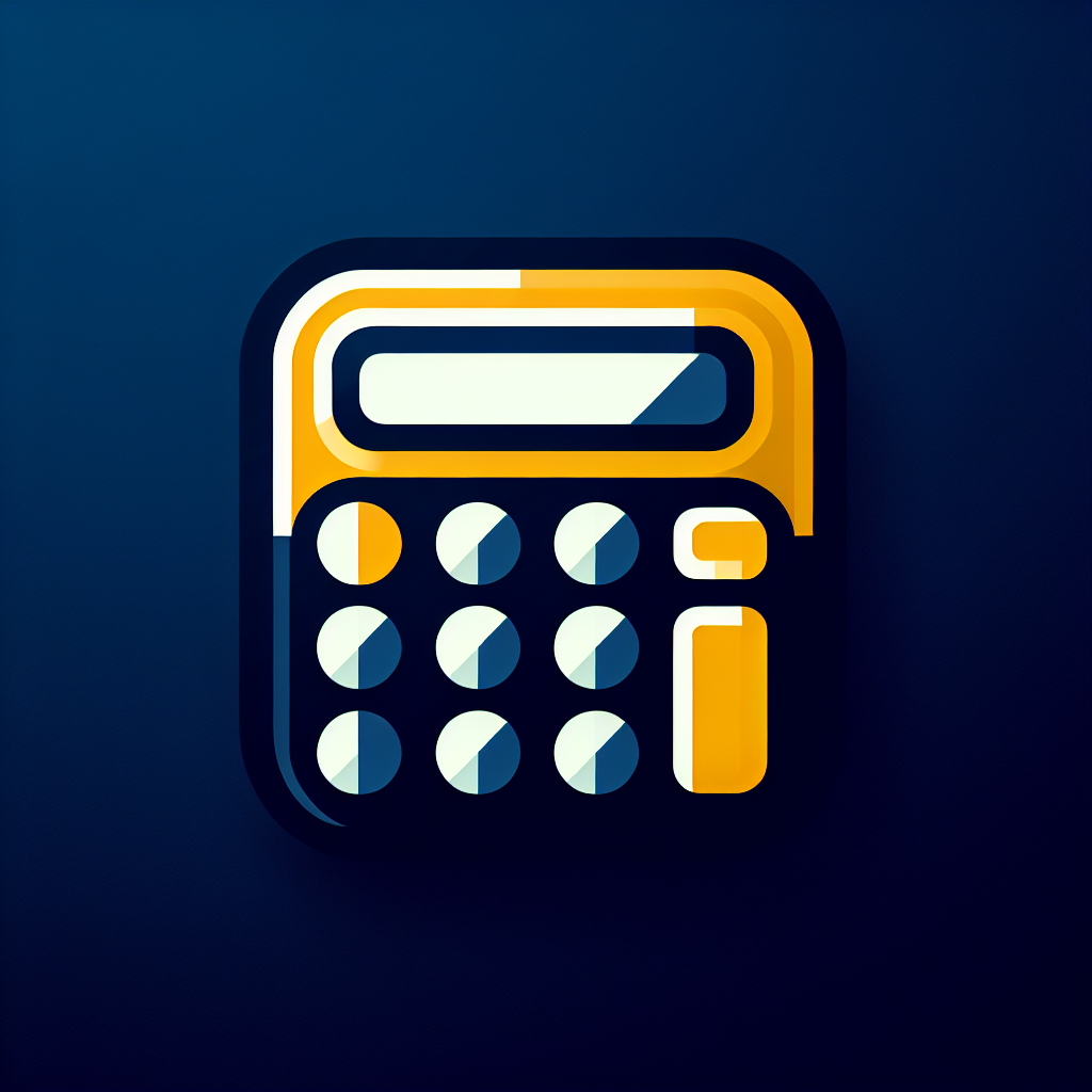 Modern "Calculator" Icon Design | IconGenerate.com