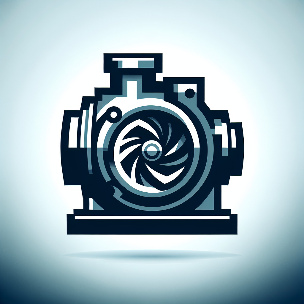 Modern "Centrifugal Pump Icon White" Icon Design | IconGenerate.com