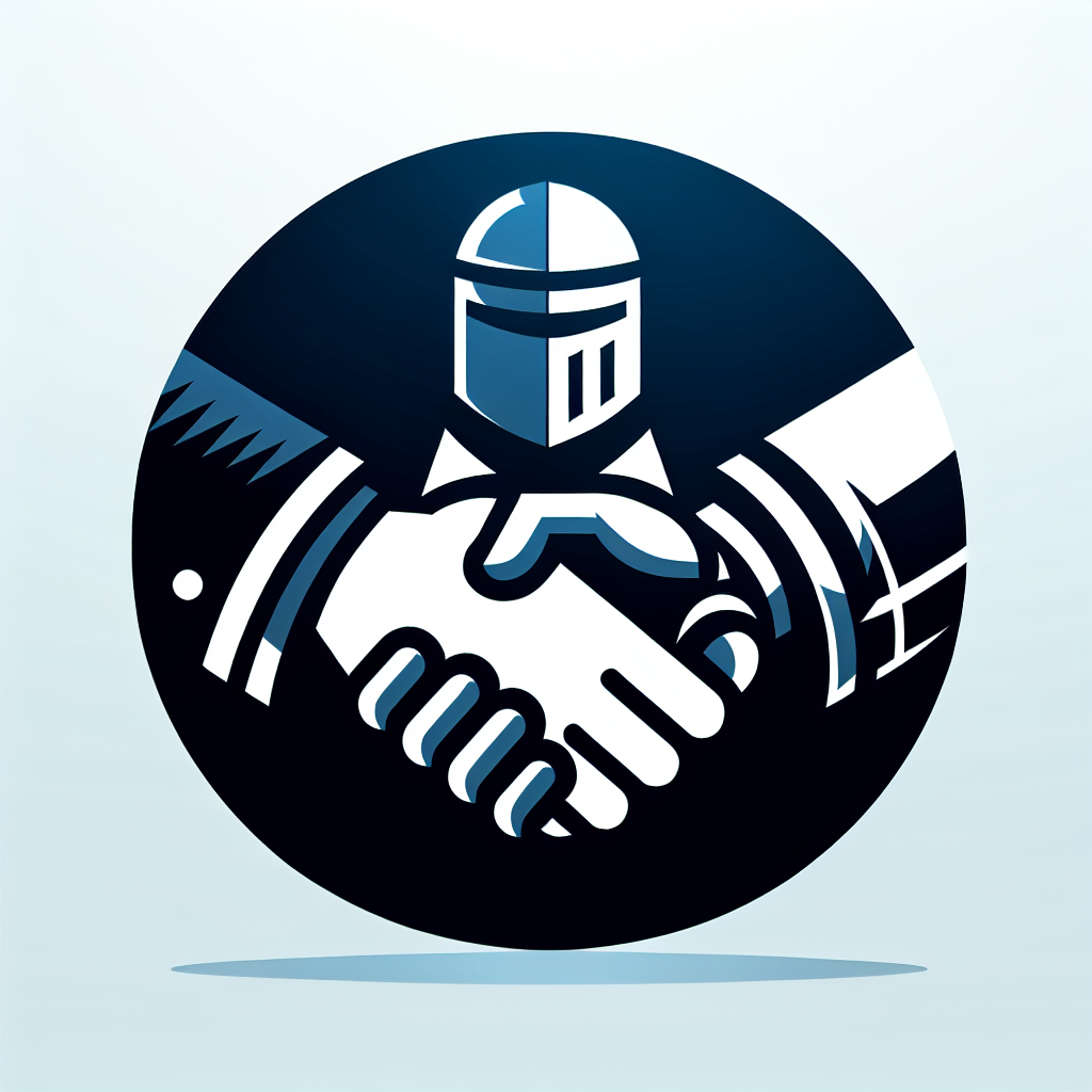 Modern "Two Hands Shaking Forearms " Icon Design | IconGenerate.com