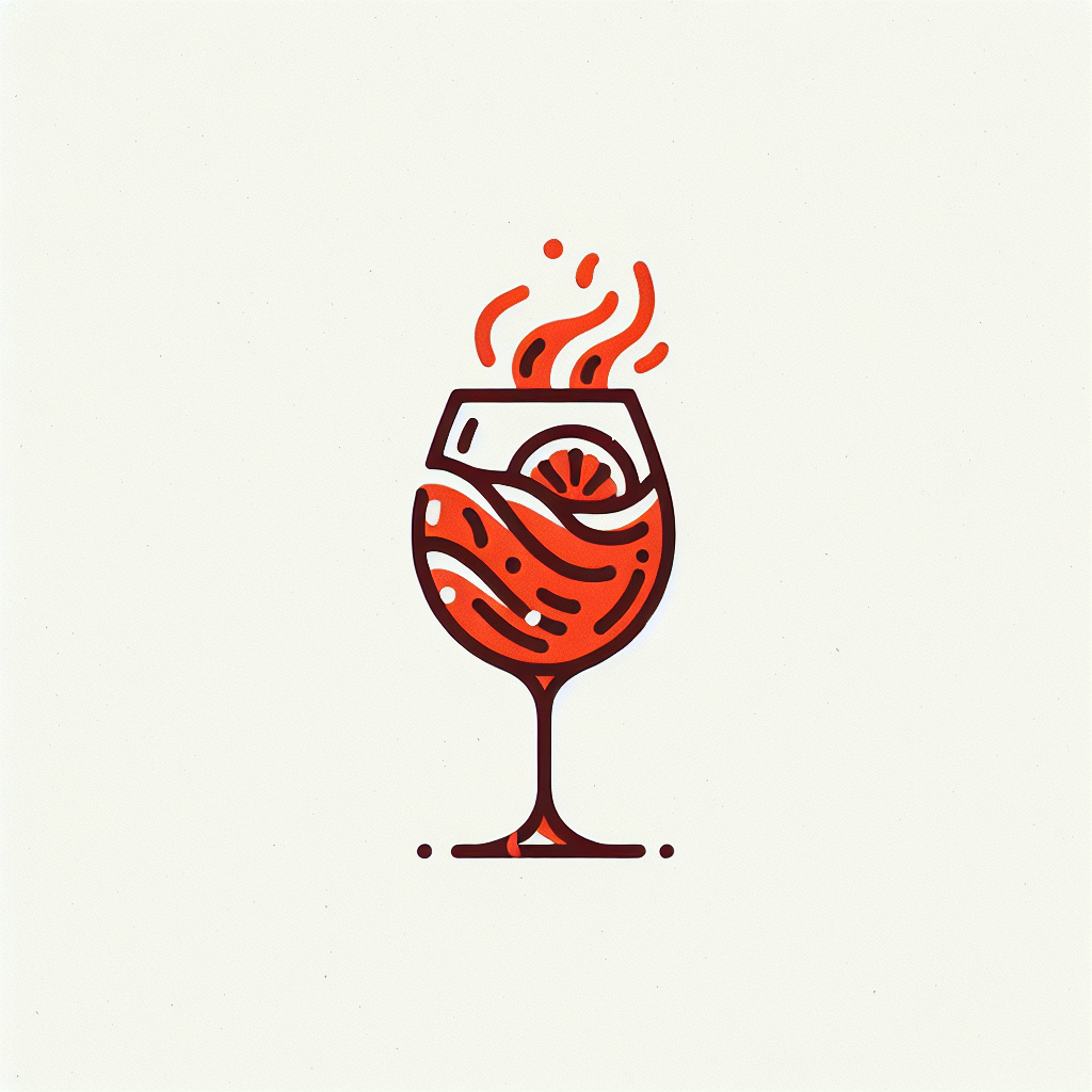 Hand Drawn "Aperol Spritz" Icon Design | IconGenerate.com