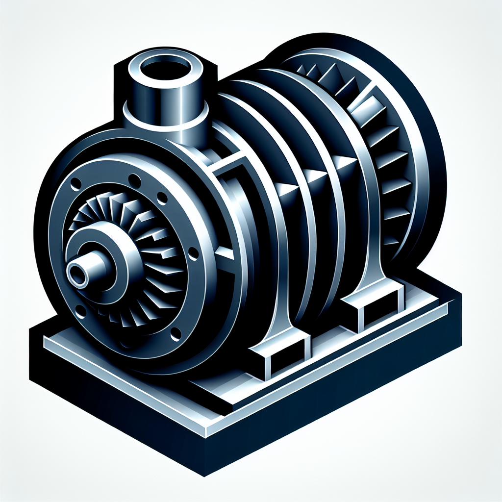 3D "Centrifugal Pump Icon White" Icon Design | IconGenerate.com
