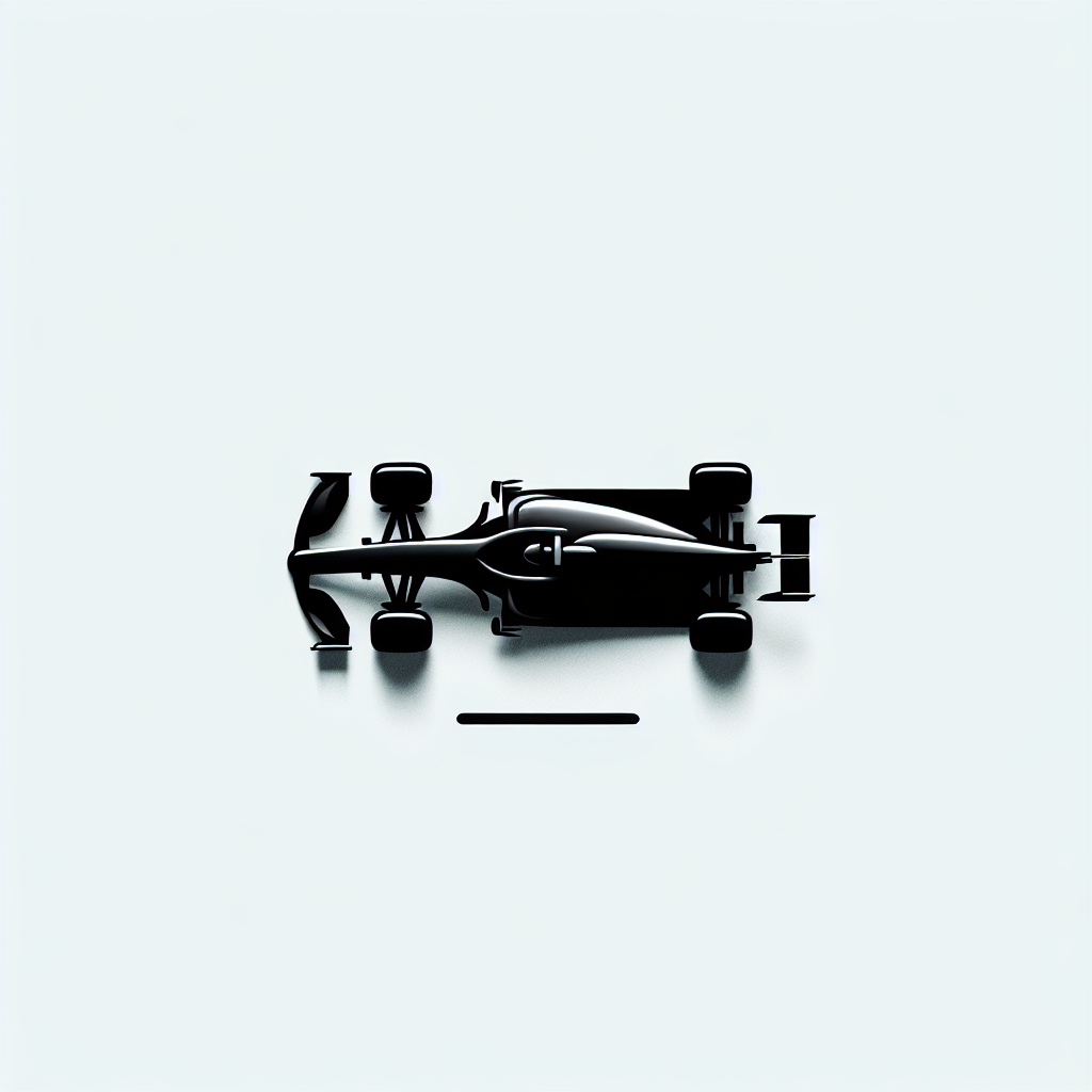Metallic "A F1 Race Car" Icon Design | IconGenerate.com
