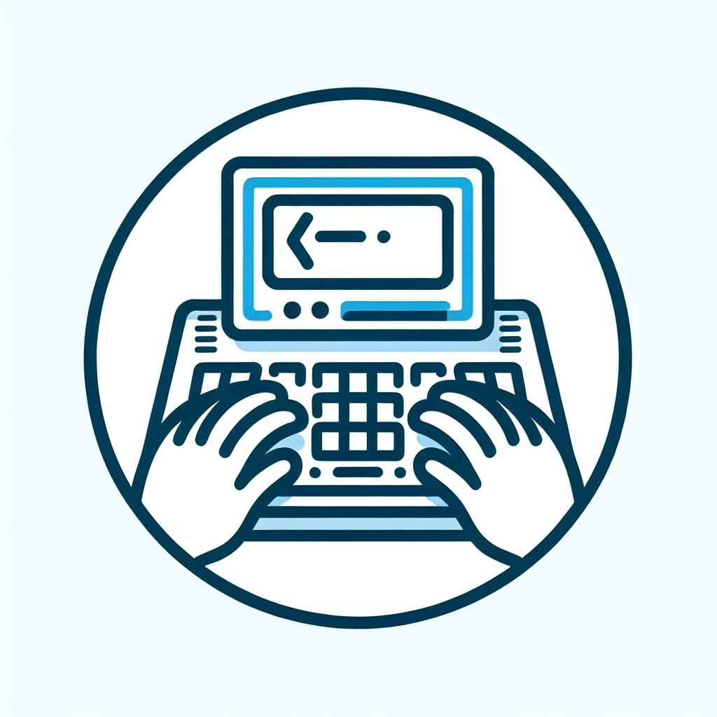Line Art "A Console Server Terminal W" Icon Design | IconGenerate.com