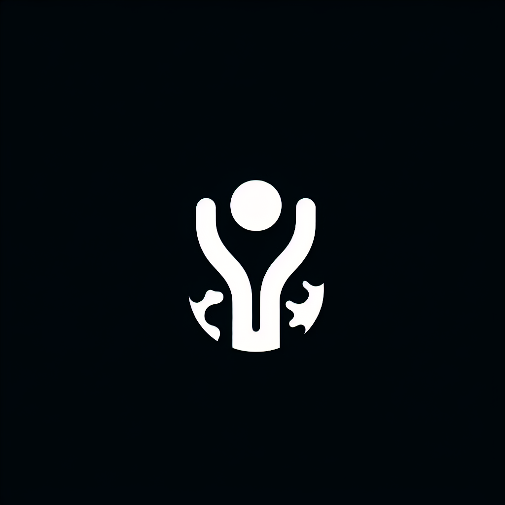 Minimalistic "Nyarlathotep Hovering Over " Icon Design | IconGenerate.com