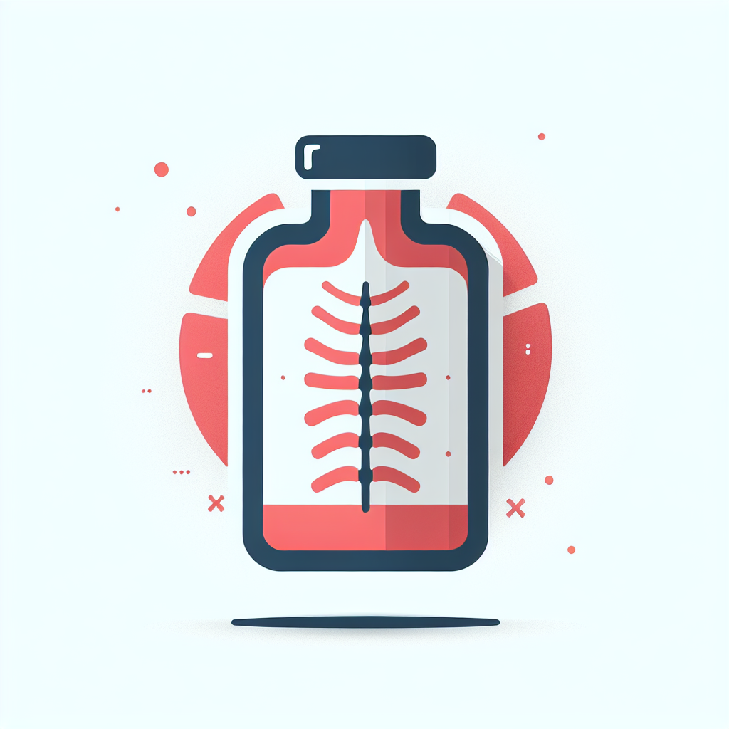 Modern "A Spinal Fluid In A Bottle" Icon Design | IconGenerate.com