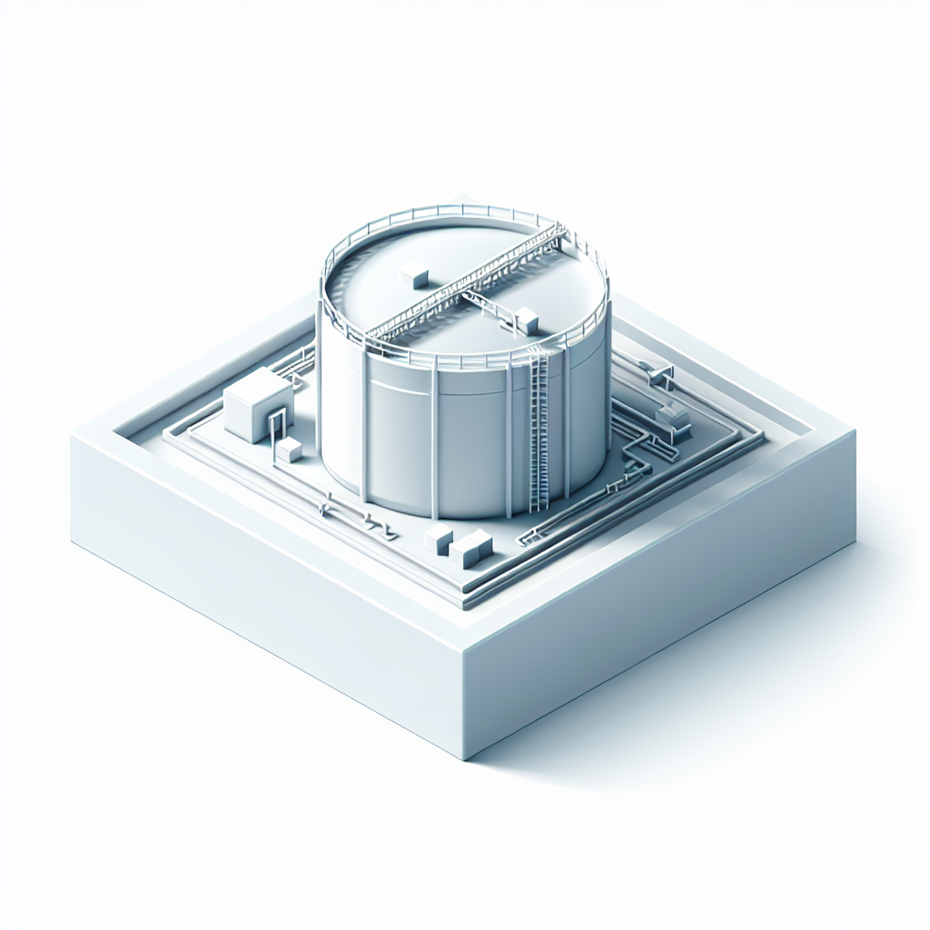 Isometric "Condensate Tank" Icon Design | IconGenerate.com