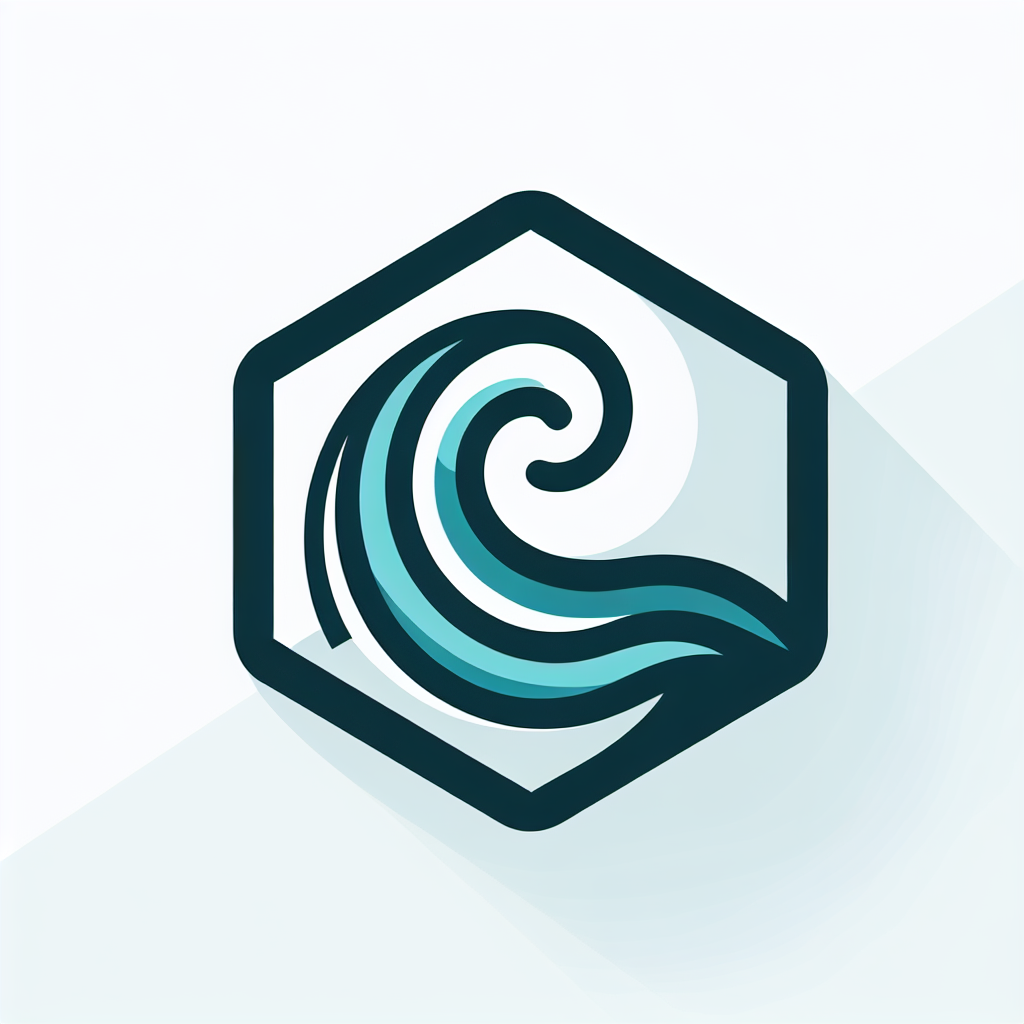 Modern "A Stylistic Wave Inside A H" Icon Design | IconGenerate.com