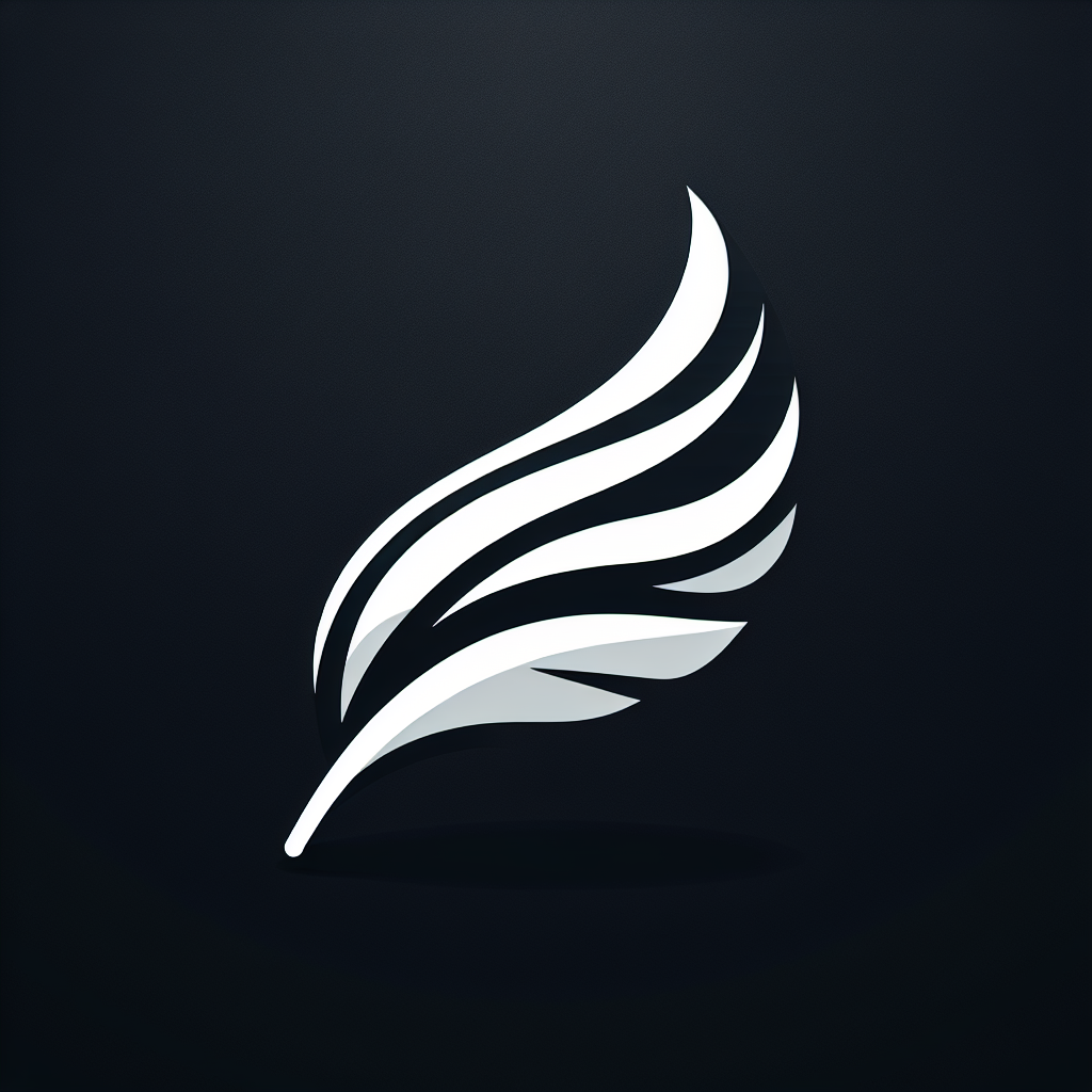 Modern "A Stylized Quill Conveying " Icon Design | IconGenerate.com