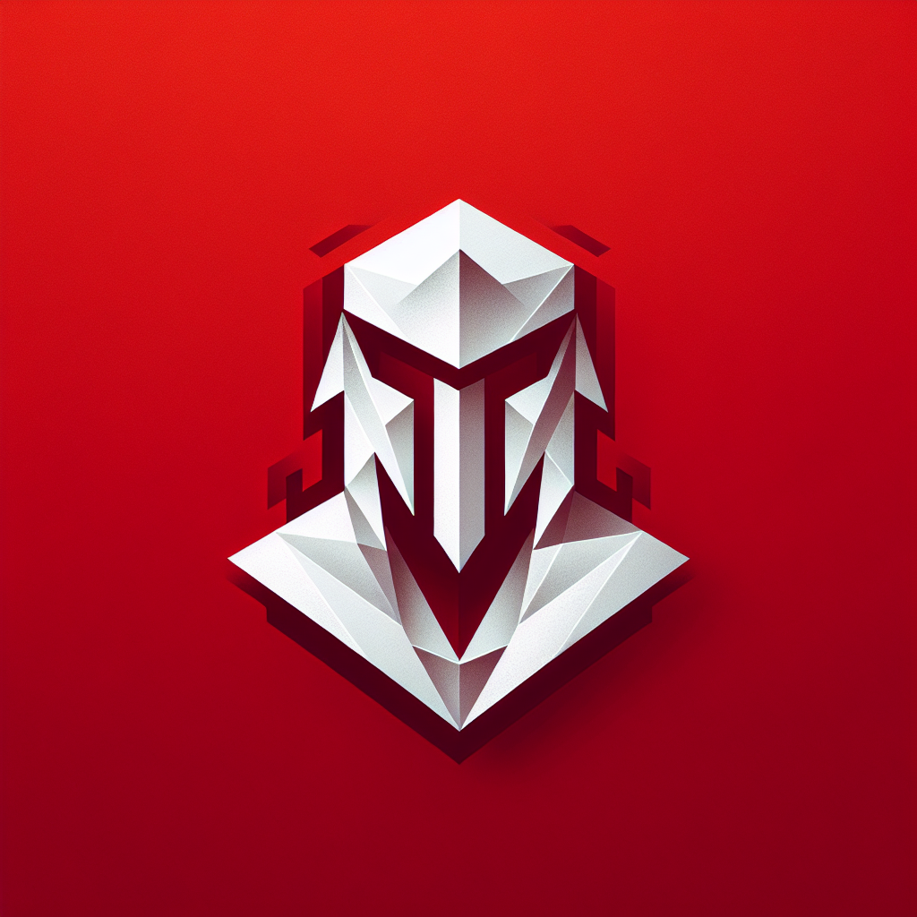 Origami "A Sentinel Head" Icon Design | IconGenerate.com