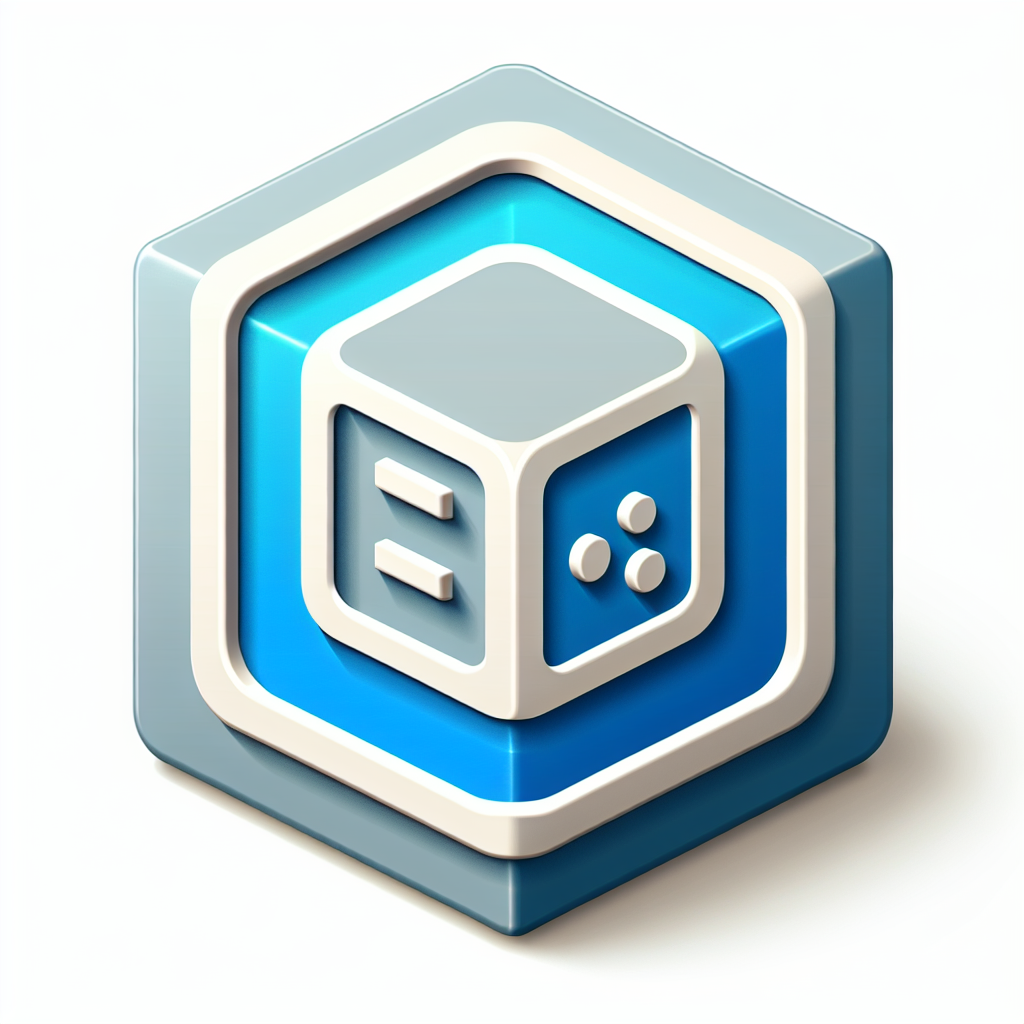 3D "A Light Gray Cuboid With A " Icon Design | IconGenerate.com