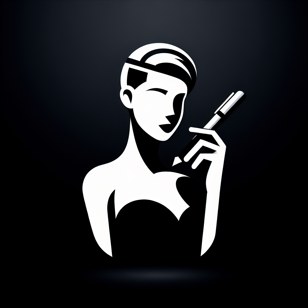 Modern "A Stylized Woman With A Sho" Icon Design | IconGenerate.com