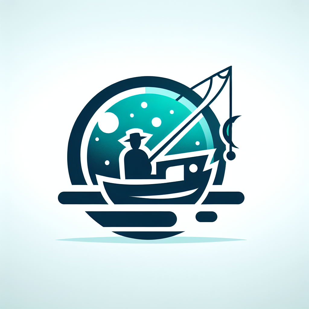Modern "Fishing Spot On A Small Fis" Icon Design | IconGenerate.com
