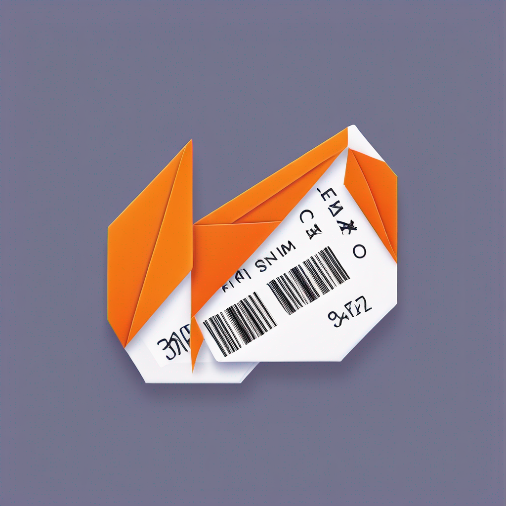 Origami "Cinema Ticket" Icon Design | IconGenerate.com